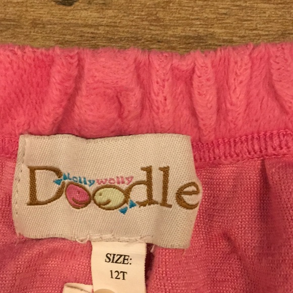 Lolly Wolly Doodle | Bottoms | Lally Wally Doodle Hot Pink Textured ...
